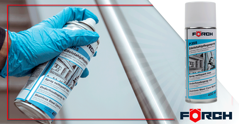 Spray Limpiador de Acero Inoxidable P335 FÖRCH - Metalindustria